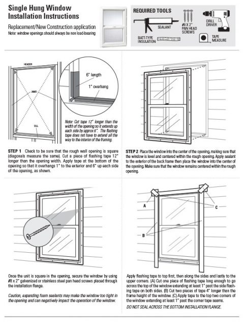 SINGLE HUNG WINDOWS | Tafco Corp