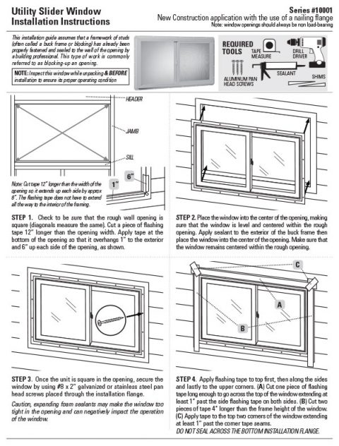 UTILITY SLIDER | Tafco Corp